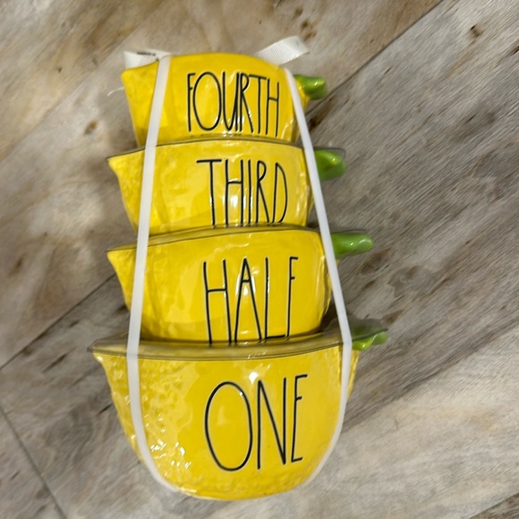 Rae Dunn | Kitchen | Rae Dunn Lemon Measuring Cups | Poshmark